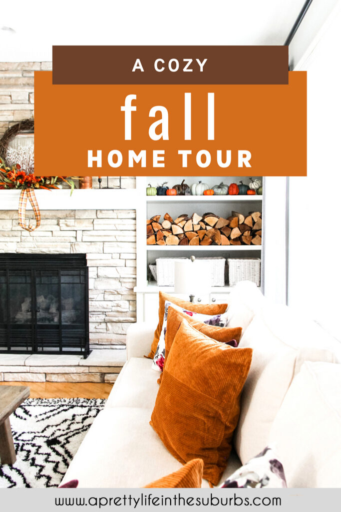 Fall Home Tour with Traditional Fall Colours - A Pretty Life In The Suburbs