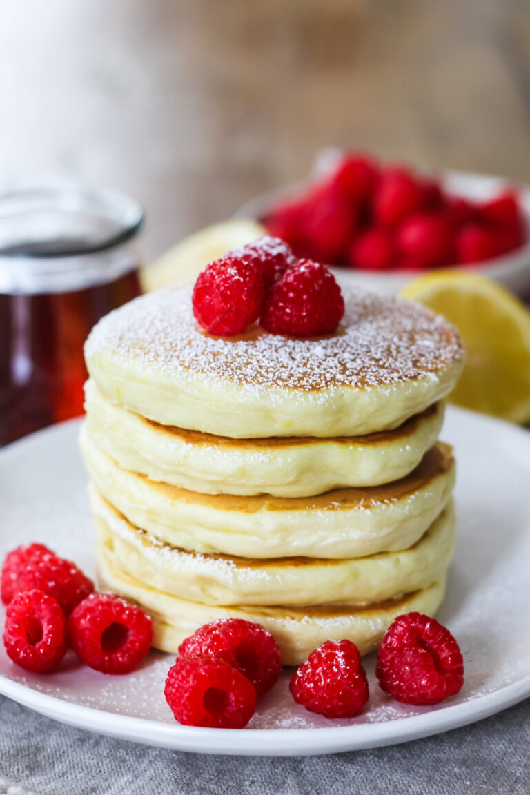 Lemon Ricotta Pancakes - A Pretty Life In The Suburbs