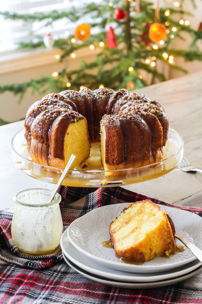 Classic Butter Rum Cake - A Pretty Life In The Suburbs