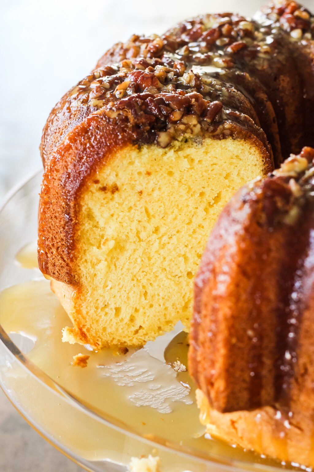 Classic Butter Rum Cake - A Pretty Life In The Suburbs