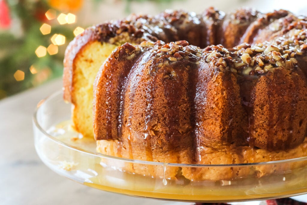 Classic Butter Rum Cake - A Pretty Life In The Suburbs