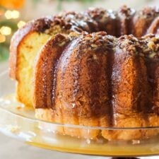 Classic Butter Rum Cake - A Pretty Life In The Suburbs
