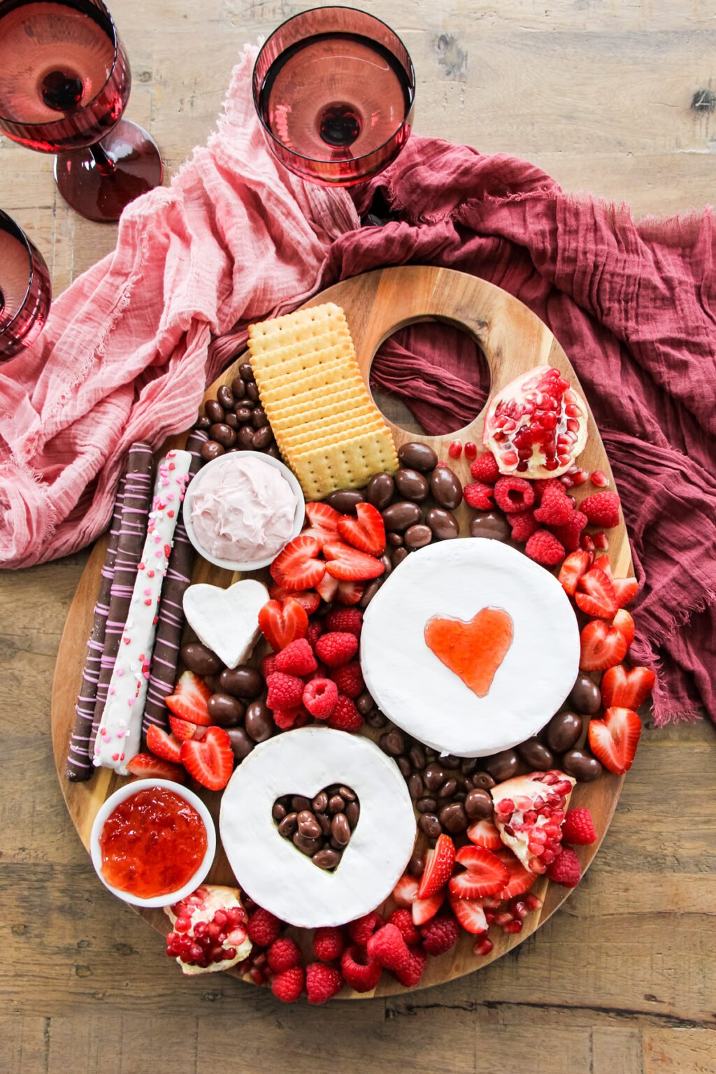 Valentine's Day Cheese Board - A Pretty Life In The Suburbs