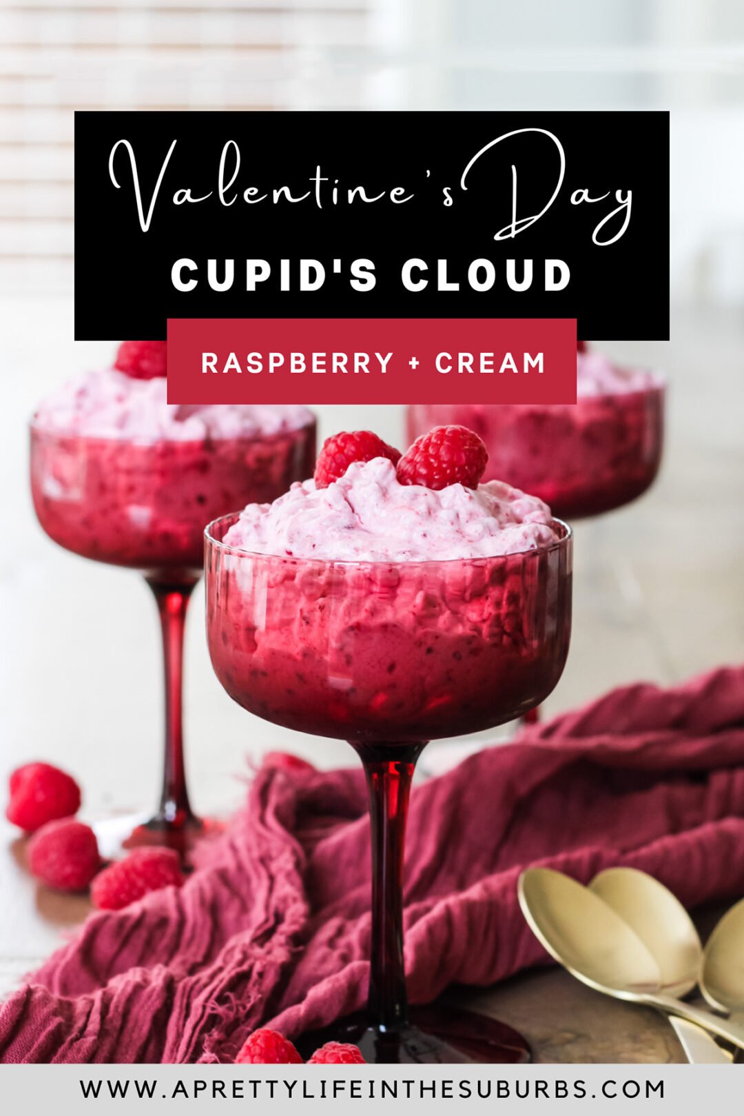 Cupid's Cloud...A Valentine's Day Dessert - A Pretty Life In The Suburbs