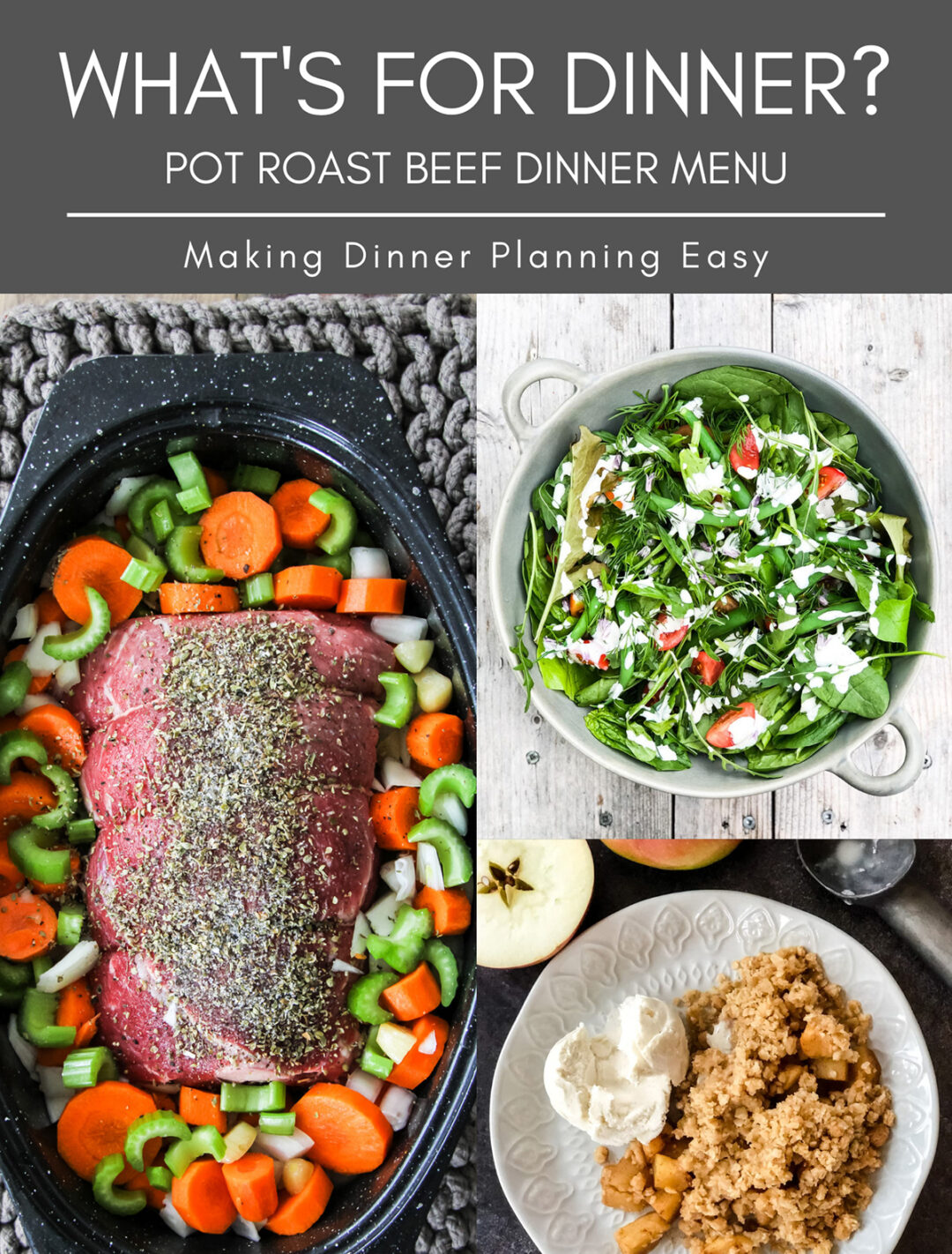 What's For Dinner? Easy Meatloaf Dinner Menu - A Pretty Life In The Suburbs