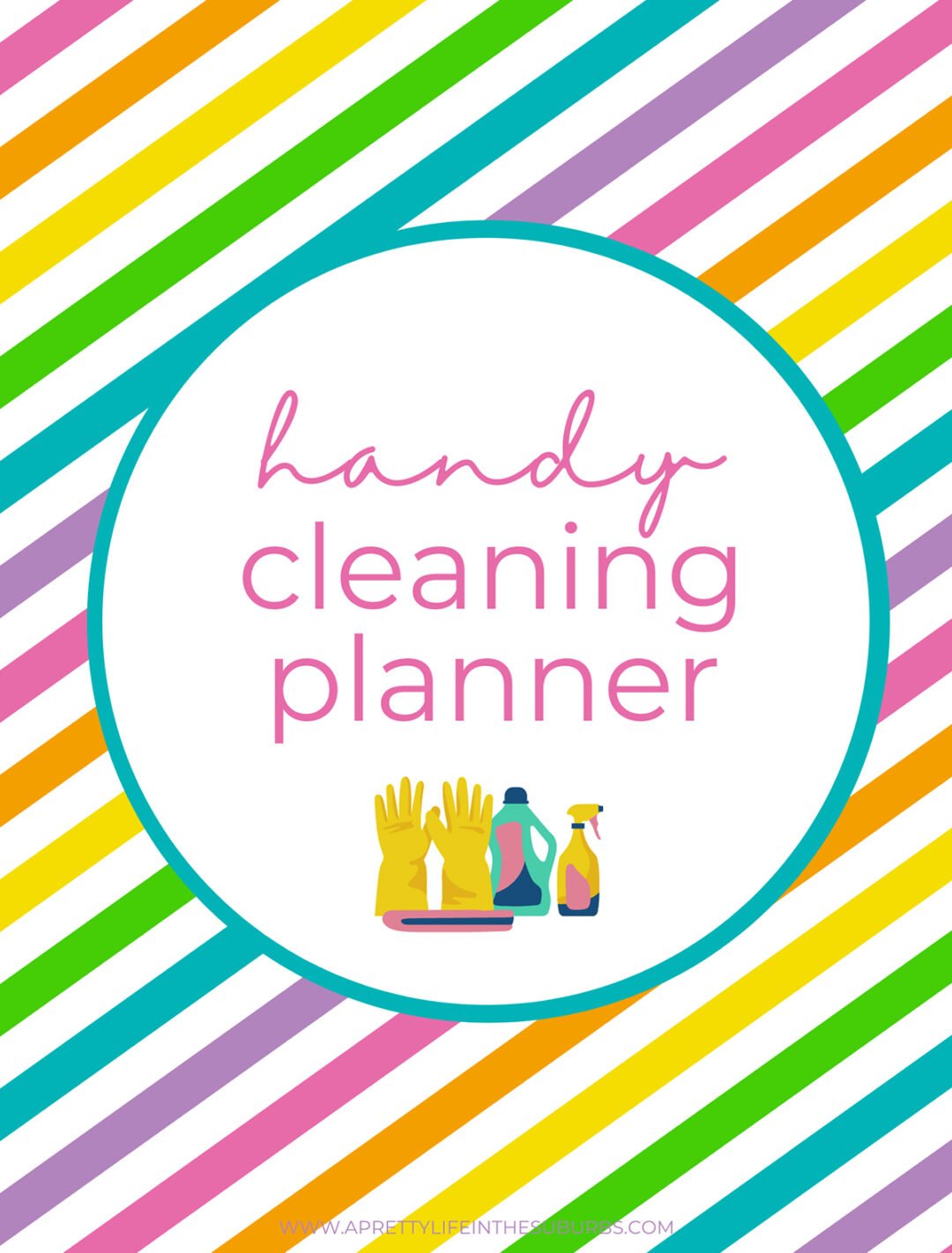 Free Printable Cleaning Planner - A Pretty Life In The Suburbs