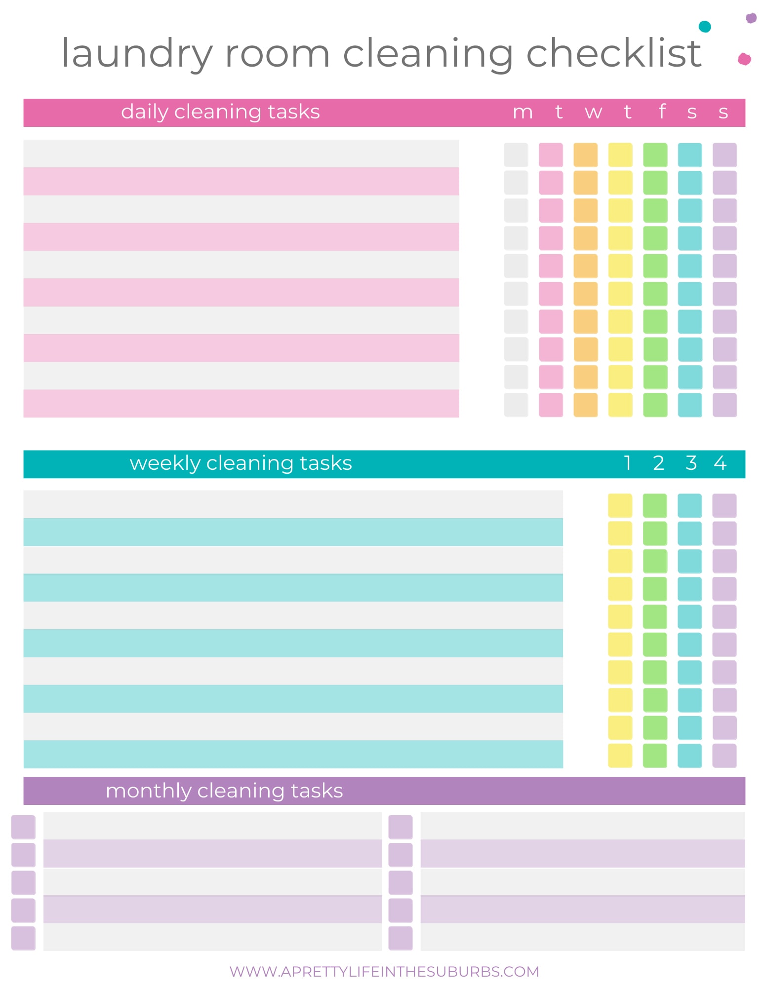 Free Printable Cleaning Planner A Pretty Life In The Suburbs Free Printable Cleaning Planner A Pretty Life In The Suburbs