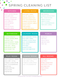 Spring Cleaning Tips & Checklist!