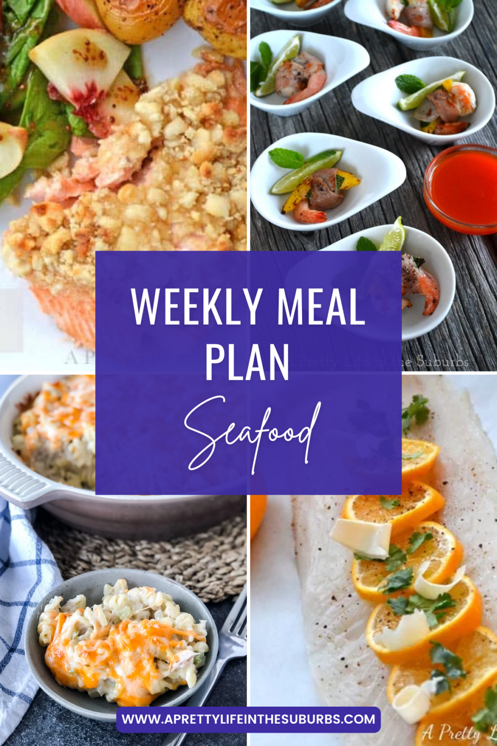 Weekly Meal Plan: Seafood - A Pretty Life In The Suburbs