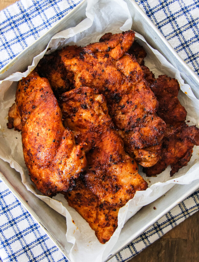 Crispy Air Fryer Salt and Pepper Chicken Wings - A Pretty Life In The ...