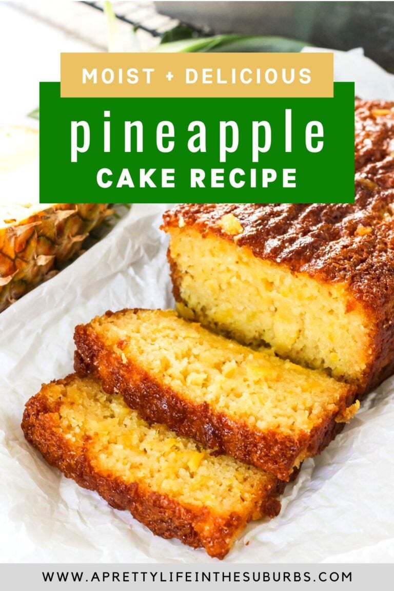 Moist and Delicious Pineapple Cake - A Pretty Life In The Suburbs