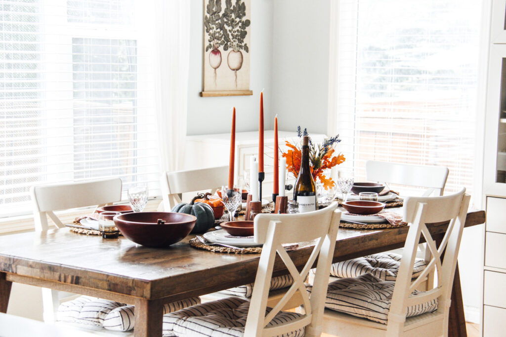 Rustic Fall Table Setting - A Pretty Life In The Suburbs