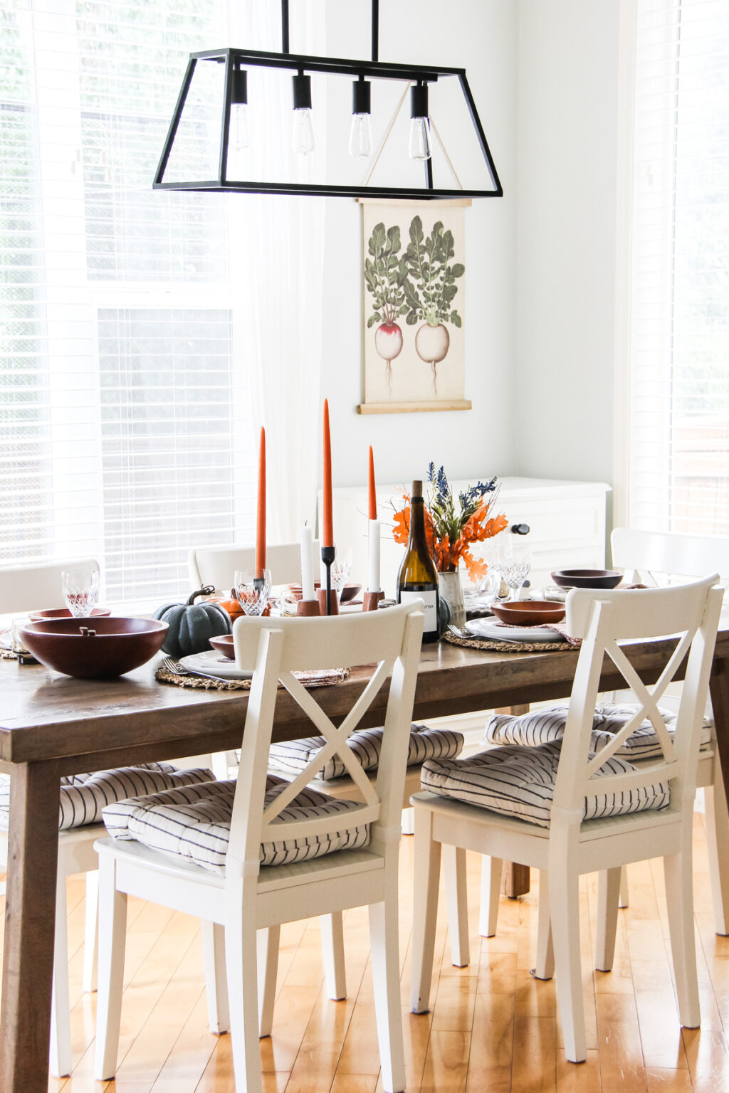 Rustic Fall Table Setting - A Pretty Life In The Suburbs