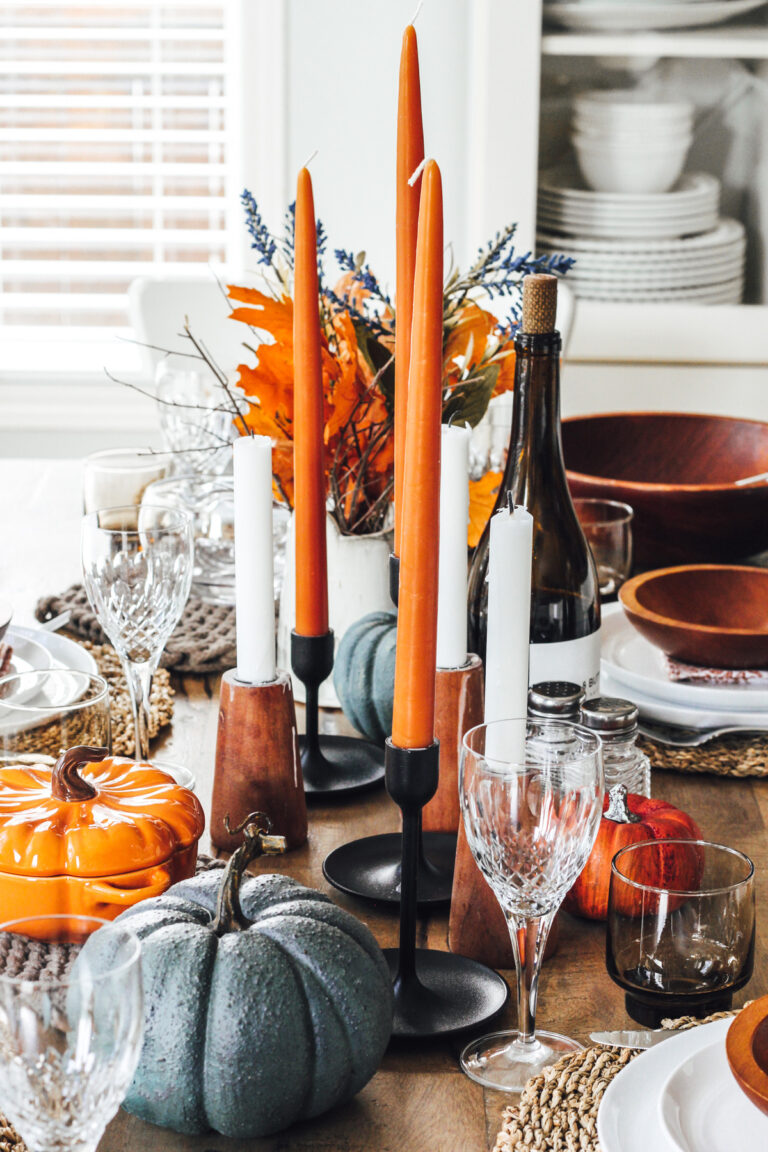 Fall Table Decor Ideas - A Pretty Life In The Suburbs