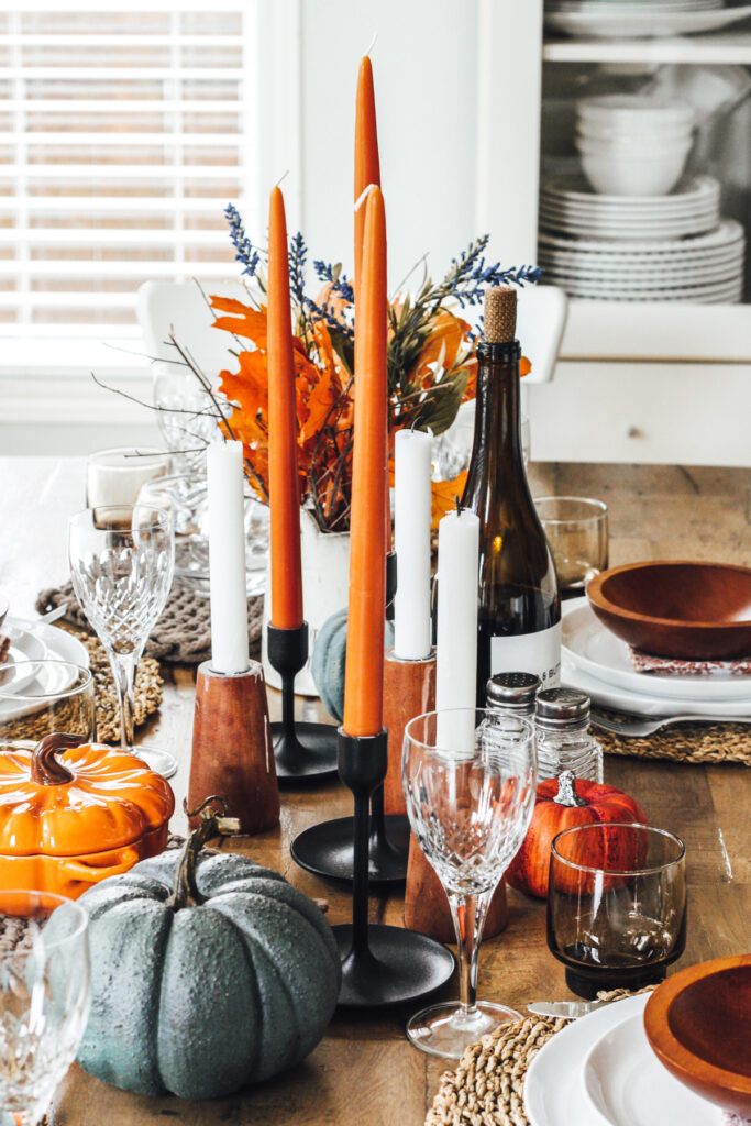 Rustic Fall Table Setting - A Pretty Life In The Suburbs