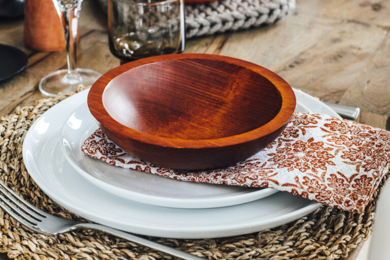 Rustic Fall Table Setting - A Pretty Life In The Suburbs