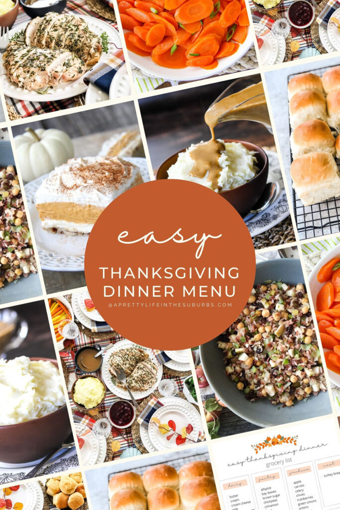 Easy Thanksgiving Dinner Menu, Grocery List + Tips! - A Pretty Life In ...