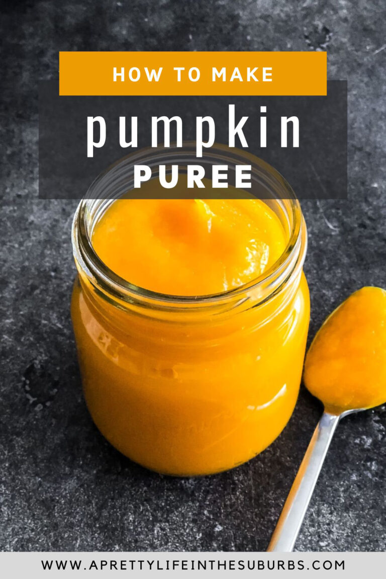 How to Make Homemade Pumpkin Puree - A Pretty Life In The Suburbs
