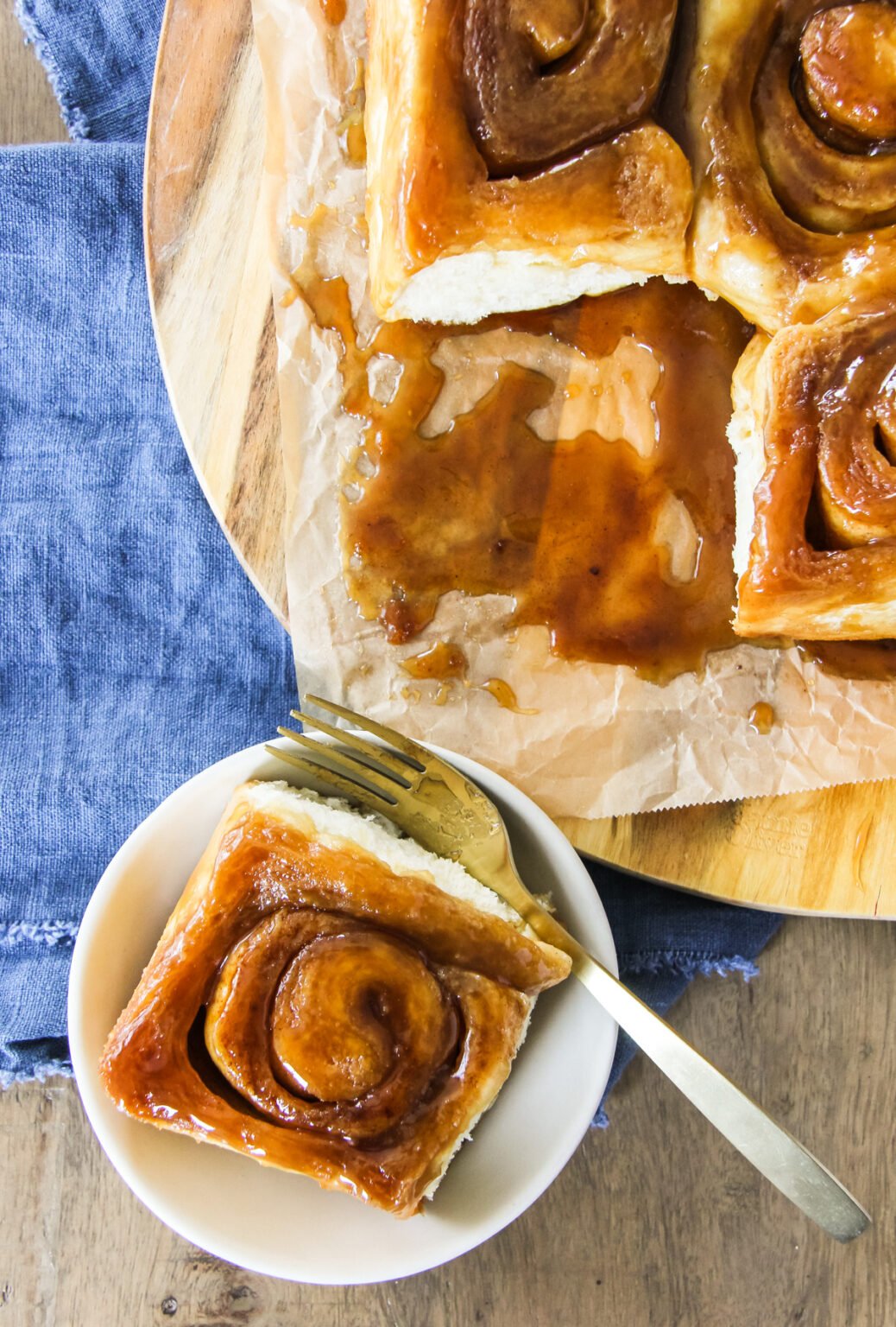 Gooey Bread Machine Cinnamon Buns - A Pretty Life In The Suburbs
