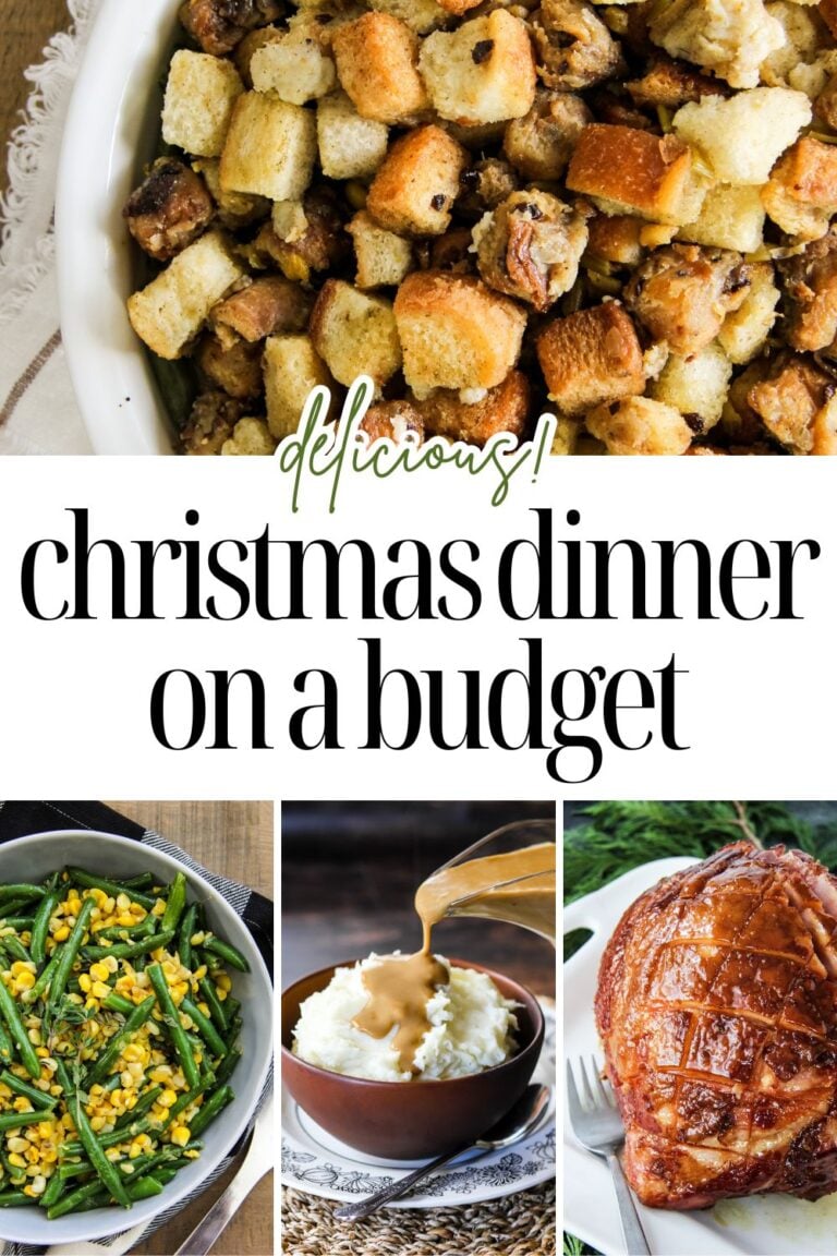Christmas Dinner on a Budget - A Pretty Life In The Suburbs
