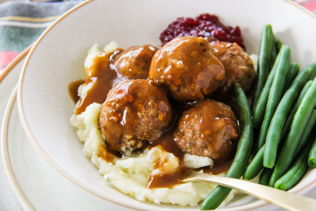 Easy Turkey and Stuffing Meatballs - A Pretty Life In The Suburbs