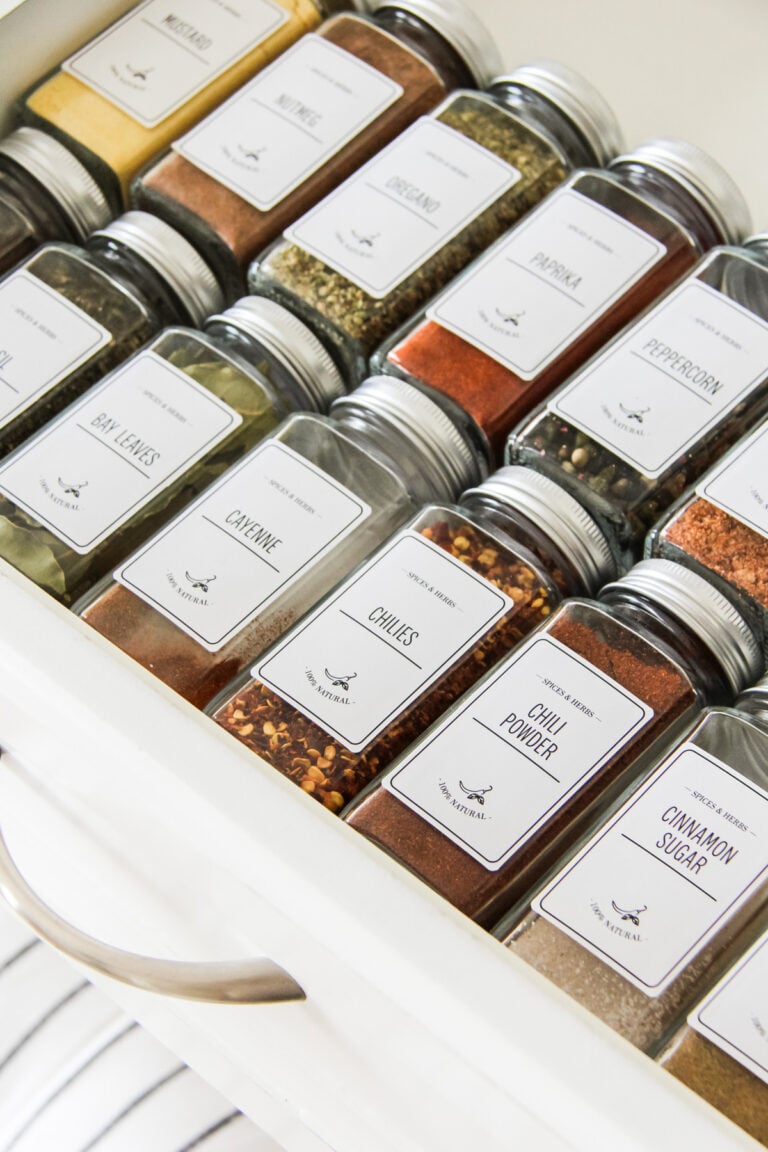 Simple Spice Organization - A Pretty Life In The Suburbs