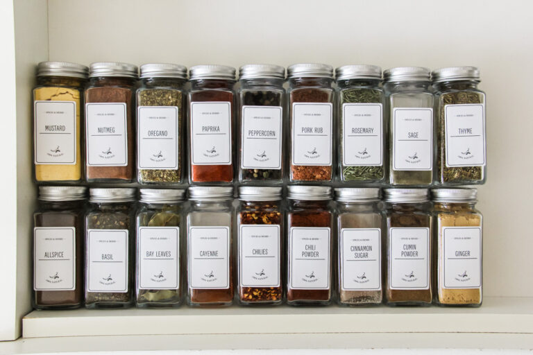 Simple Spice Organization - A Pretty Life In The Suburbs