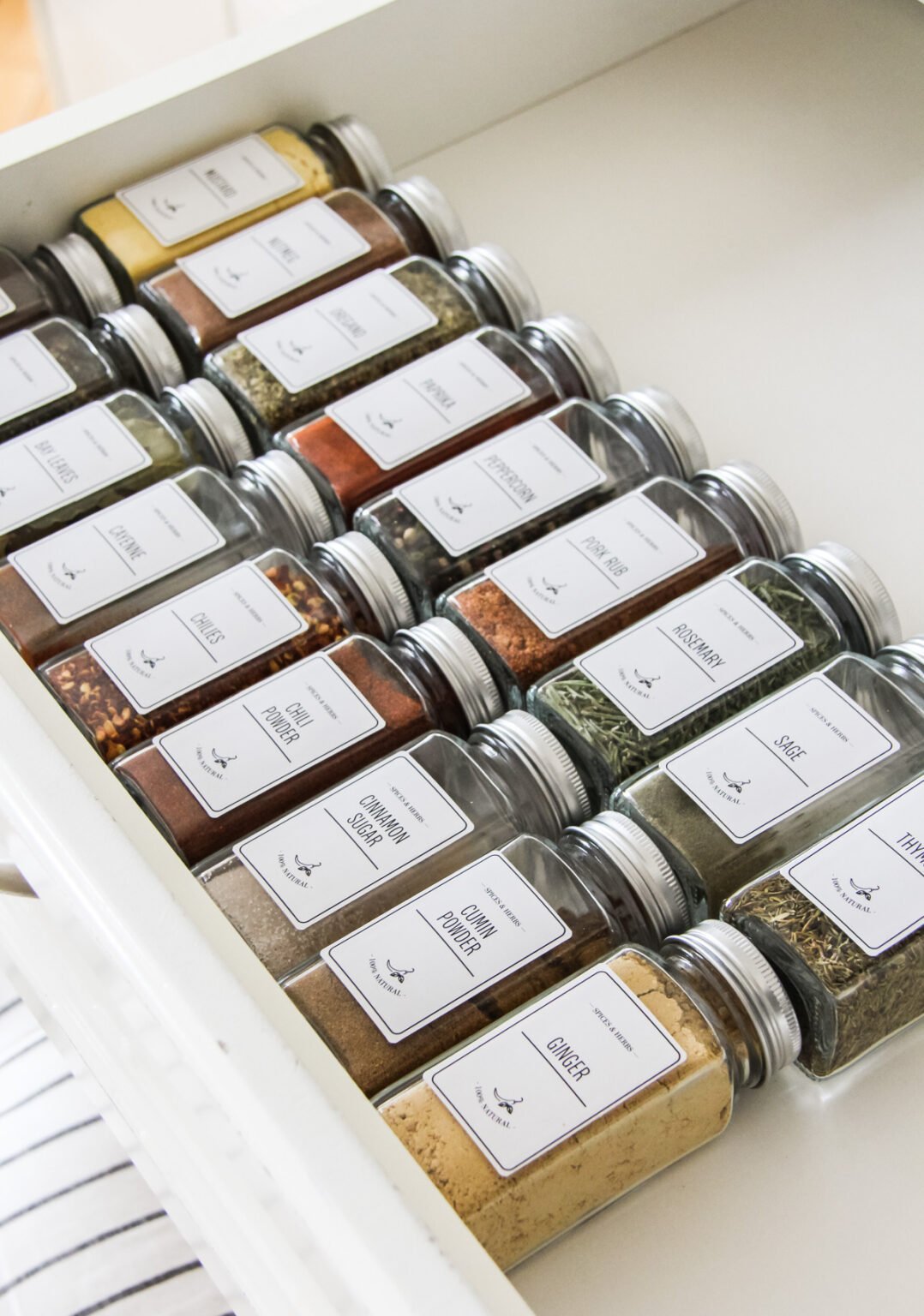 Simple Spice Organization - A Pretty Life In The Suburbs