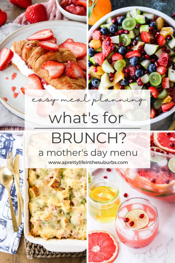 Mother's Day Brunch Menu - A Pretty Life In The Suburbs
