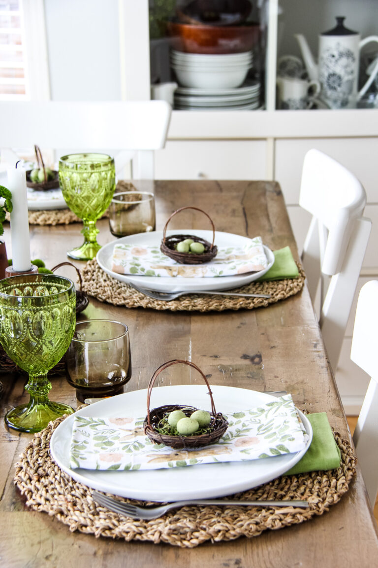 Blue and Green Spring Home Tour - A Pretty Life In The Suburbs