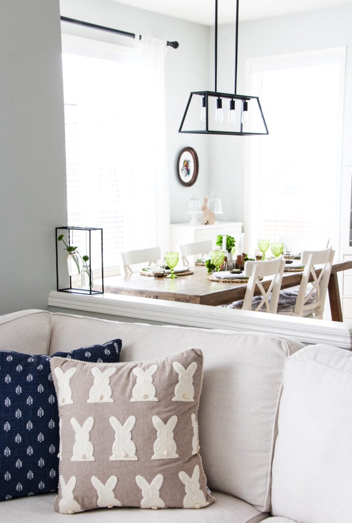 Blue and Green Spring Home Tour - A Pretty Life In The Suburbs