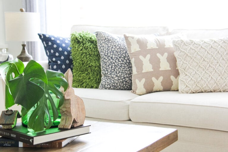 Blue and Green Spring Home Tour - A Pretty Life In The Suburbs