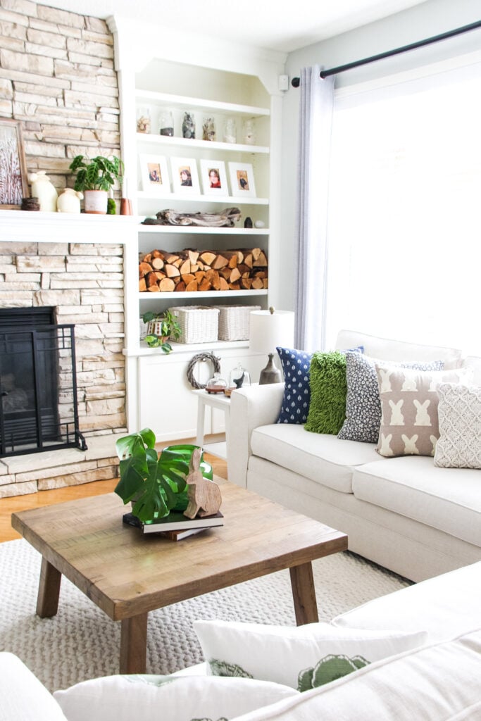 Blue and Green Spring Home Tour - A Pretty Life In The Suburbs