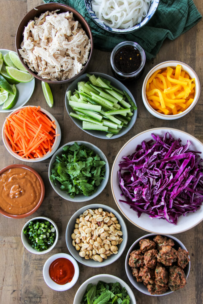 Spring Roll Salad Recipe - A Pretty Life In The Suburbs