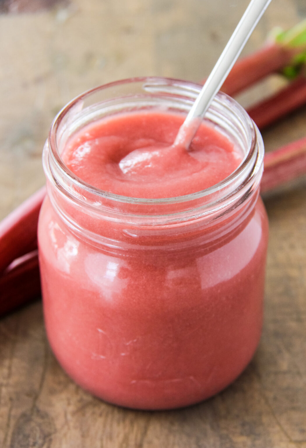 Easy Rhubarb Sauce Recipe - A Pretty Life In The Suburbs