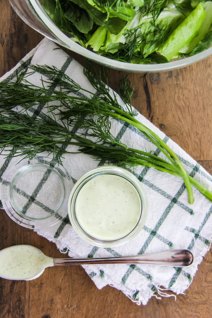 Easy Creamy Dill Dressing - A Pretty Life In The Suburbs