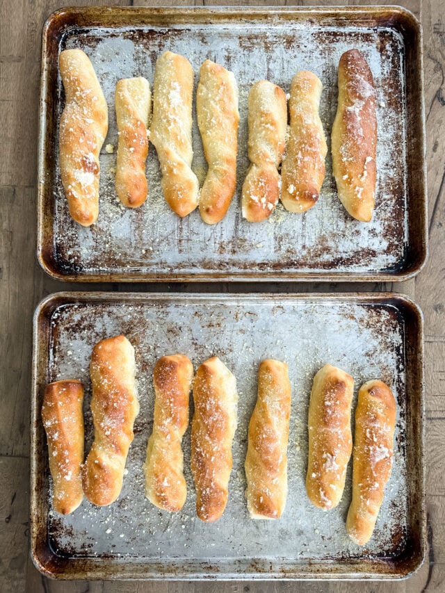 Soft Bread Machine Breadsticks - A Pretty Life In The Suburbs