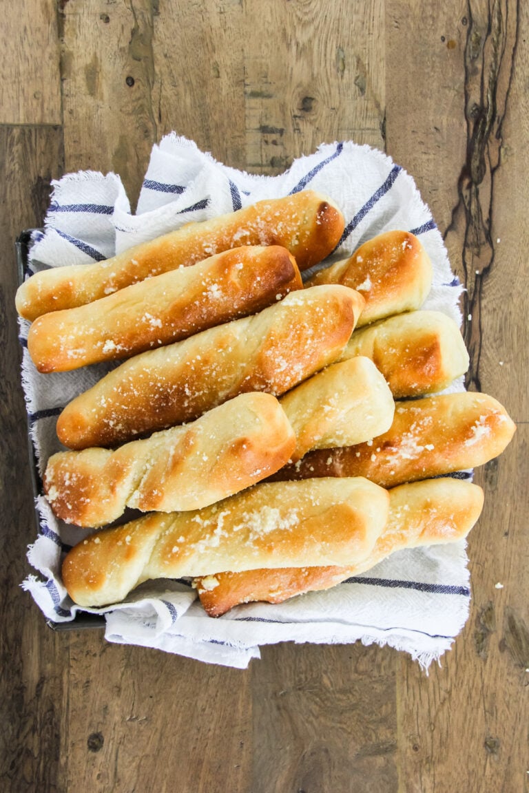 Soft Bread Machine Breadsticks - A Pretty Life In The Suburbs