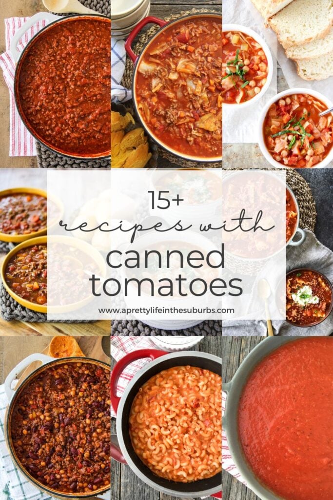 15+ Recipes with Canned Tomatoes - A Pretty Life In The Suburbs