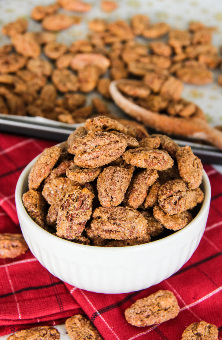 Easy Candied Pecans Recipe - A Pretty Life In The Suburbs