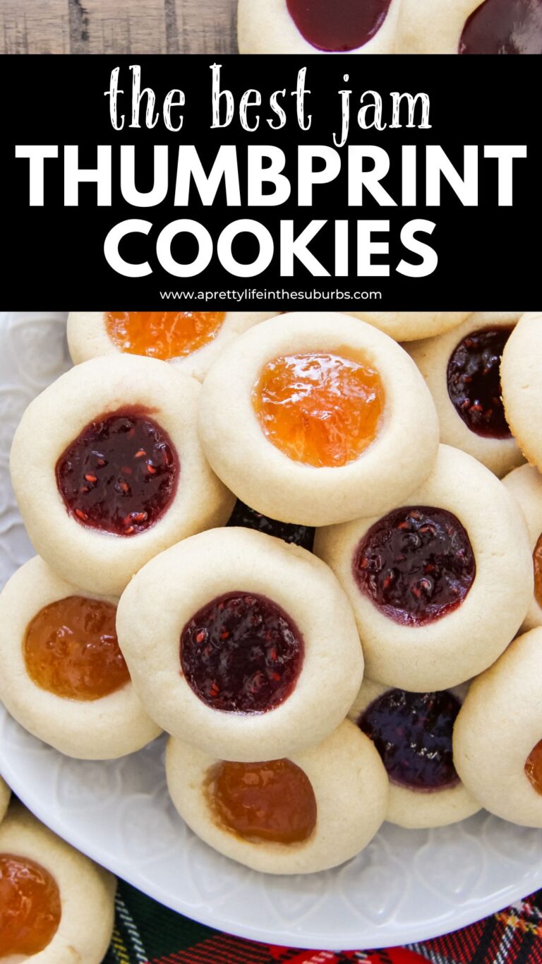 Best Jam Thumbprint Cookies Recipe - A Pretty Life In The Suburbs