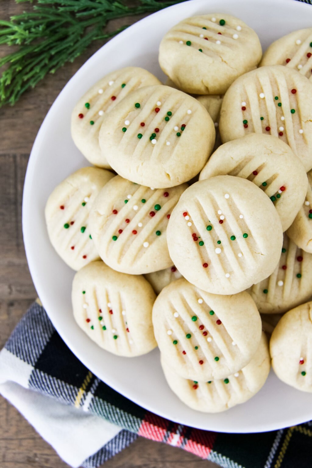 Sweetened Condensed Milk Shortbread Cookies - A Pretty Life In The Suburbs