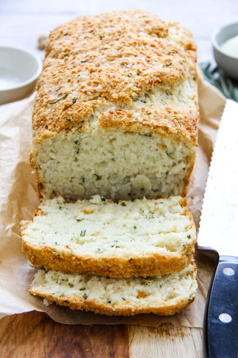 Rosemary Parmesan Quick Bread - A Pretty Life In The Suburbs
