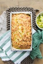 Cheesy Garlic and Leek Quick Bread - A Pretty Life In The Suburbs