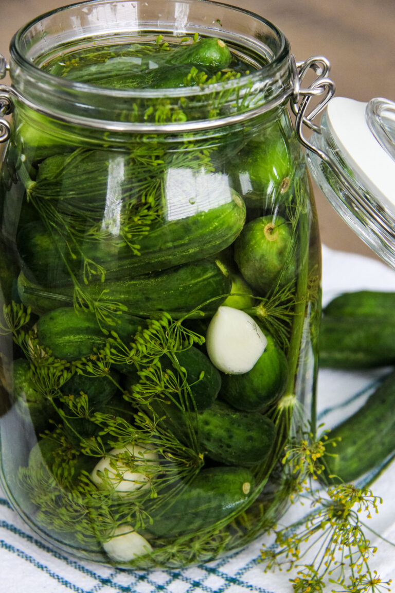 Easy Dill Pickles - A Pretty Life In The Suburbs