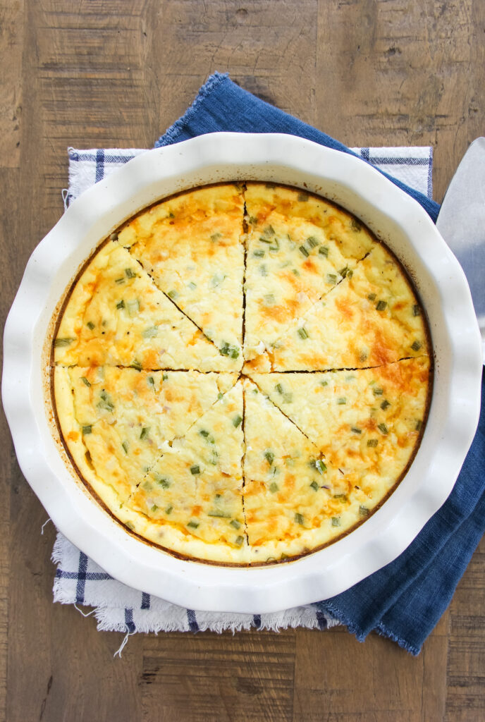 Cottage Cheese Crustless Quiche - A Pretty Life In The Suburbs