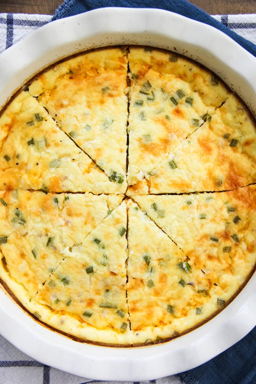 Cottage Cheese Crustless Quiche - A Pretty Life In The Suburbs