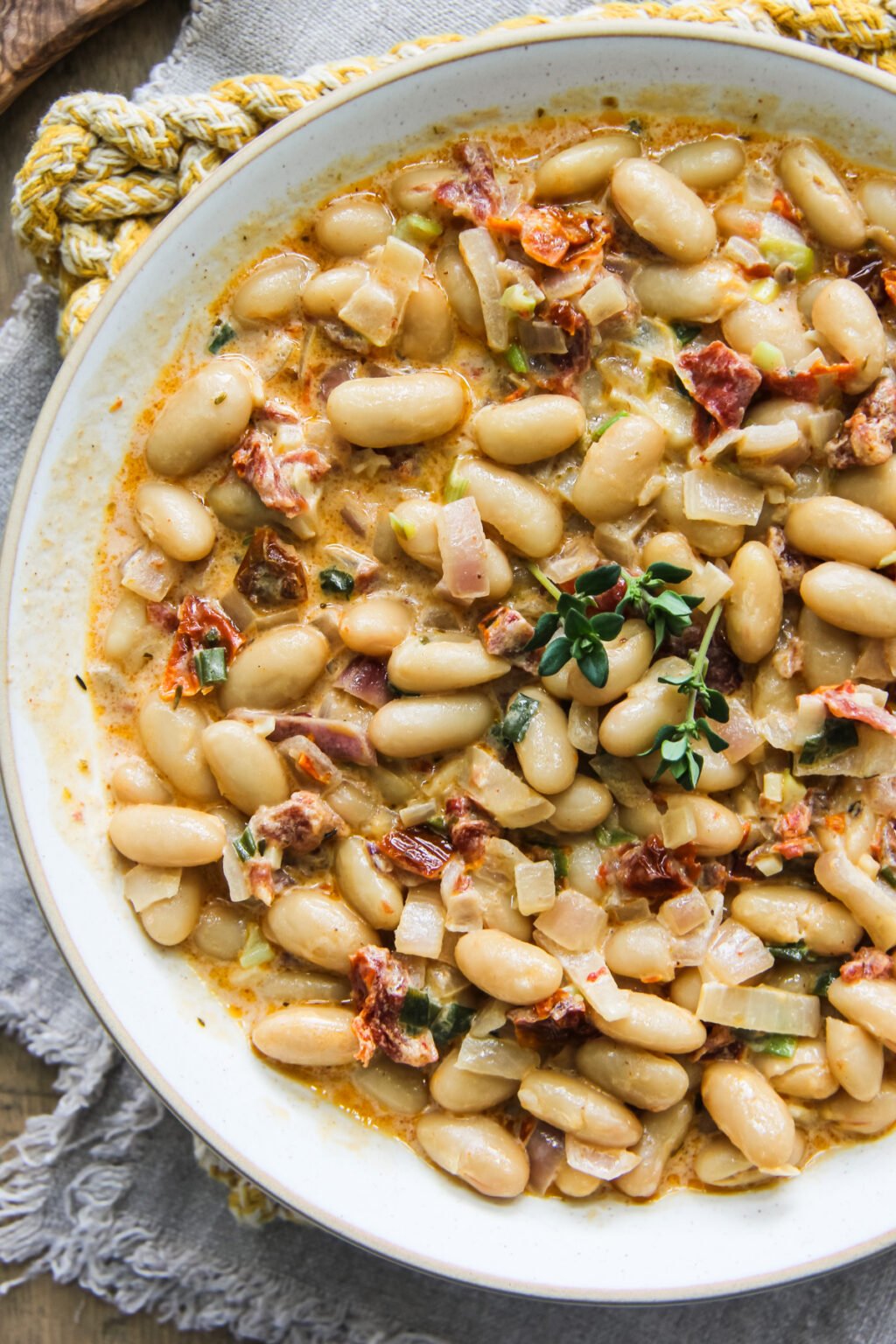 Creamy White Beans with Sun Dried Tomatoes: A 15 Minute Side Dish - A ...