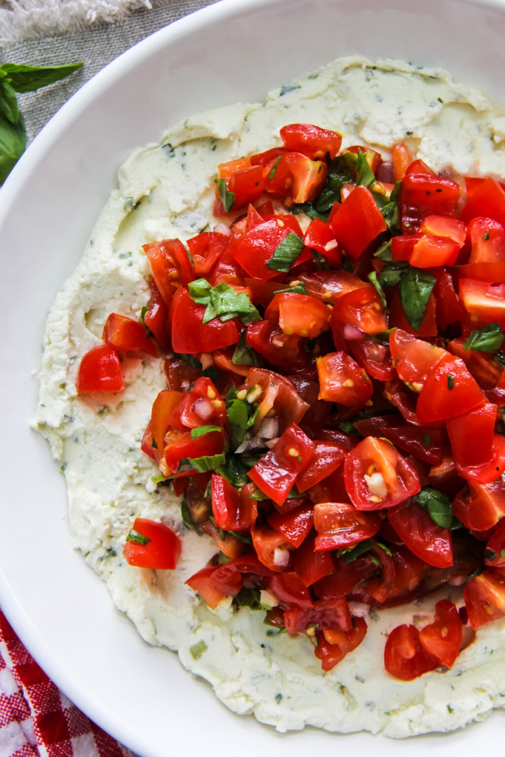 10 Minute Boursin Bruschetta Dip Recipe - A Pretty Life In The Suburbs