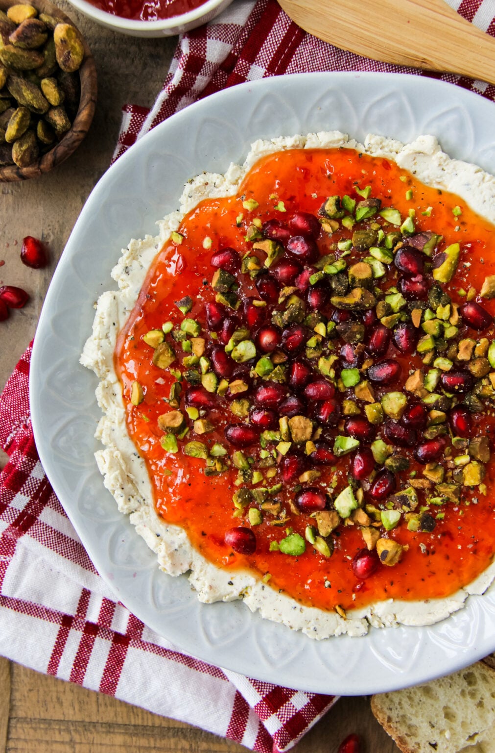 Festive Red Pepper Jelly Boursin Dip - A Pretty Life In The Suburbs